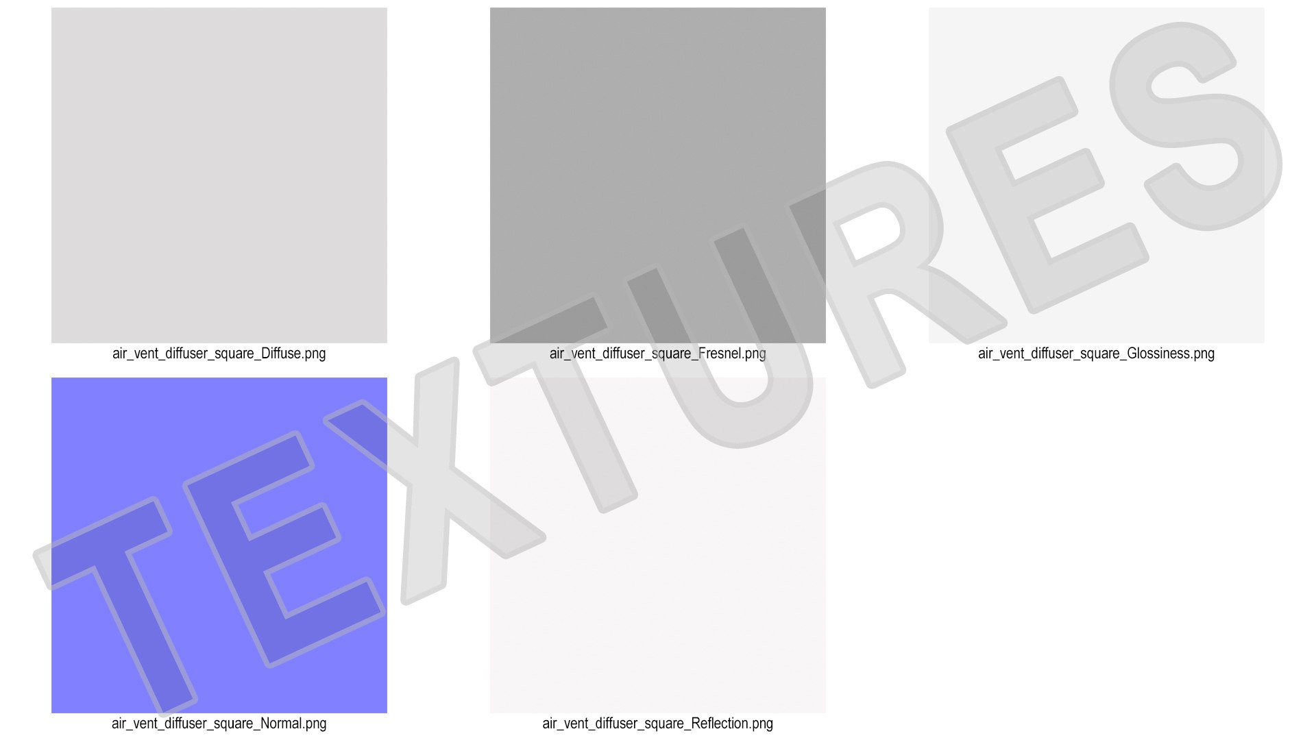 3D Air Vent Diffuser Square - TurboSquid 1962215