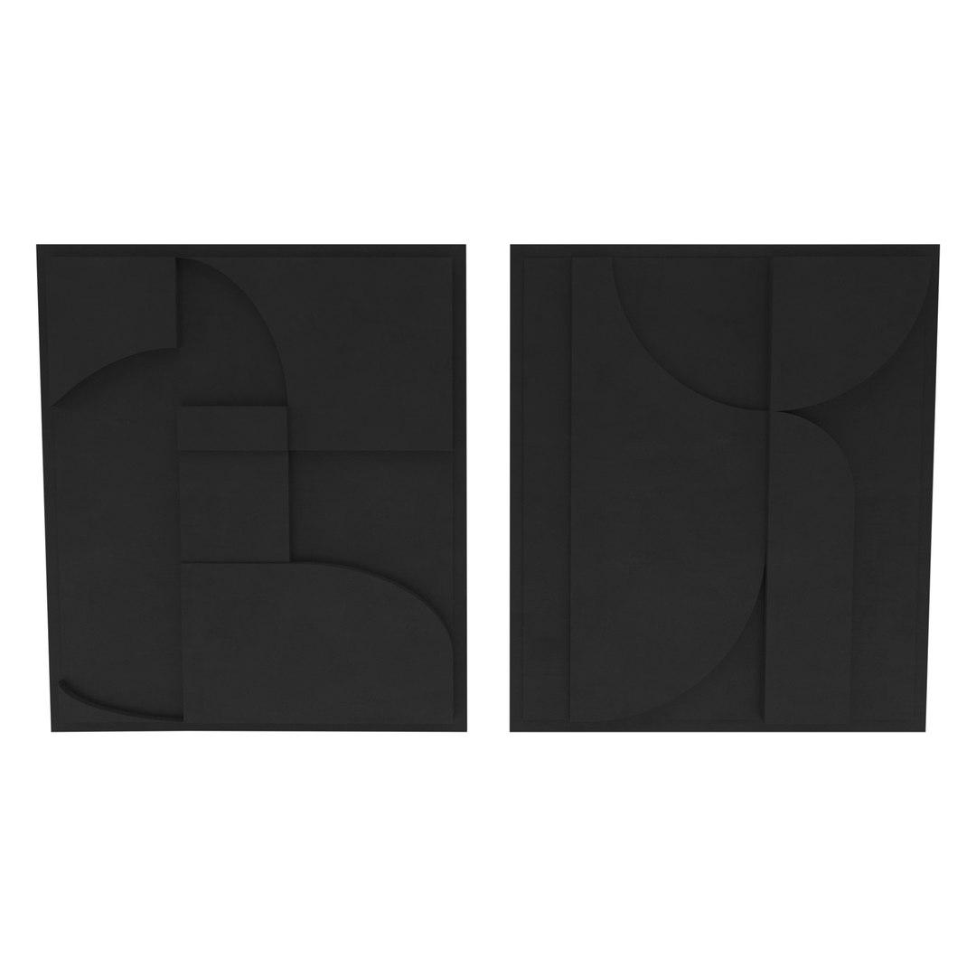 3D Art Panno 3d Wall Art Relief Gypsum Plaster - TurboSquid 2235244