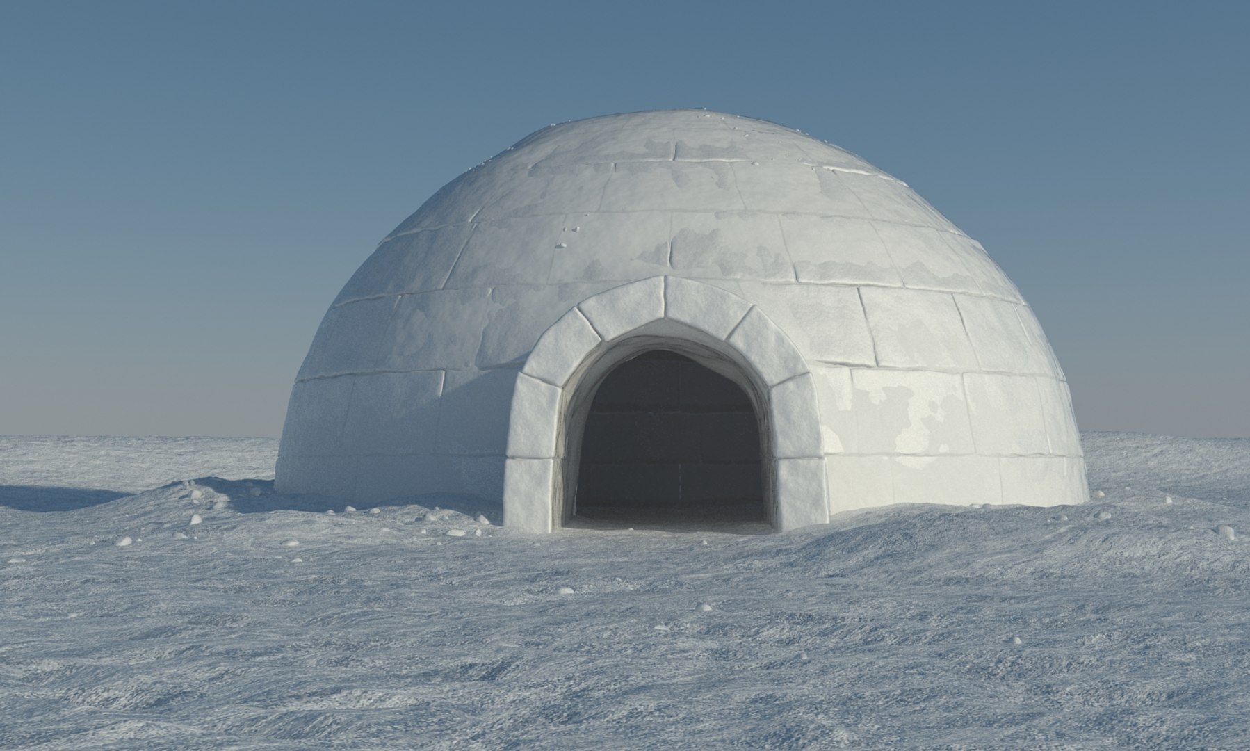 Igloo Snow 3d Model