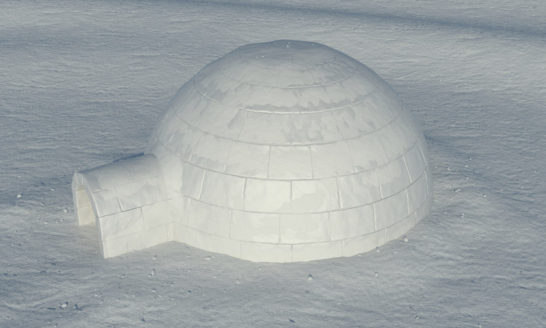 Igloo Snow 3d Model
