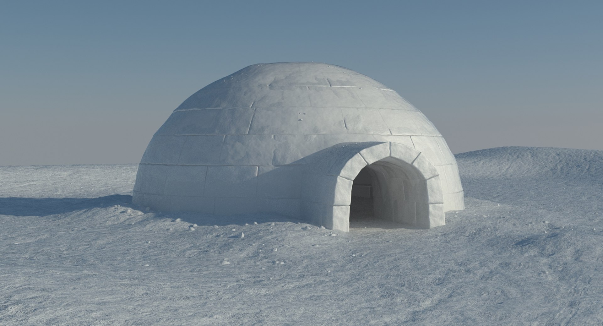 Igloo Snow 3d Model