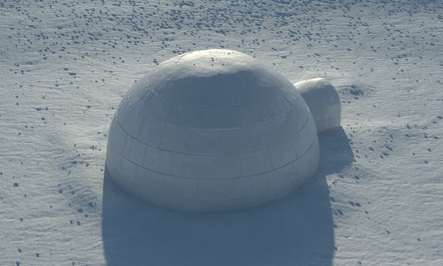 igloo snow 3d model