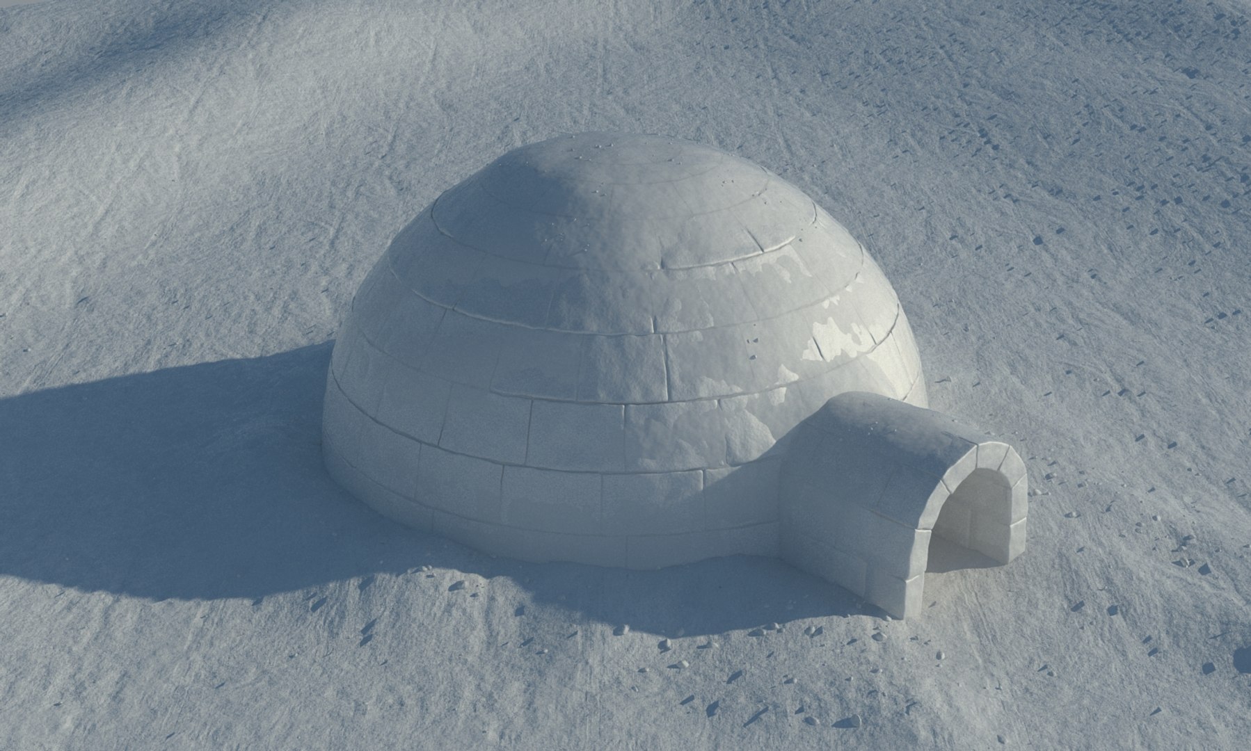 Igloo Snow 3d Model