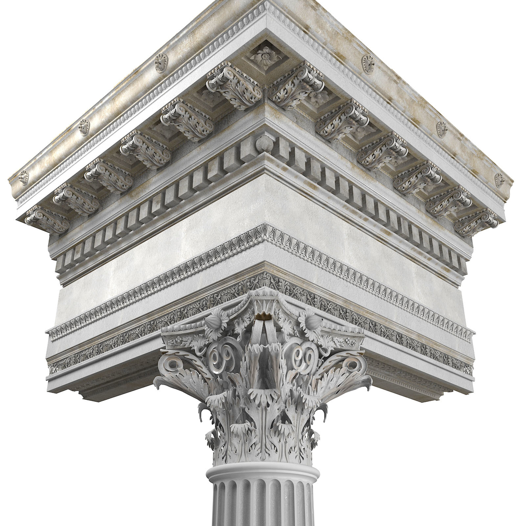 Max Corinthian Column Entablature