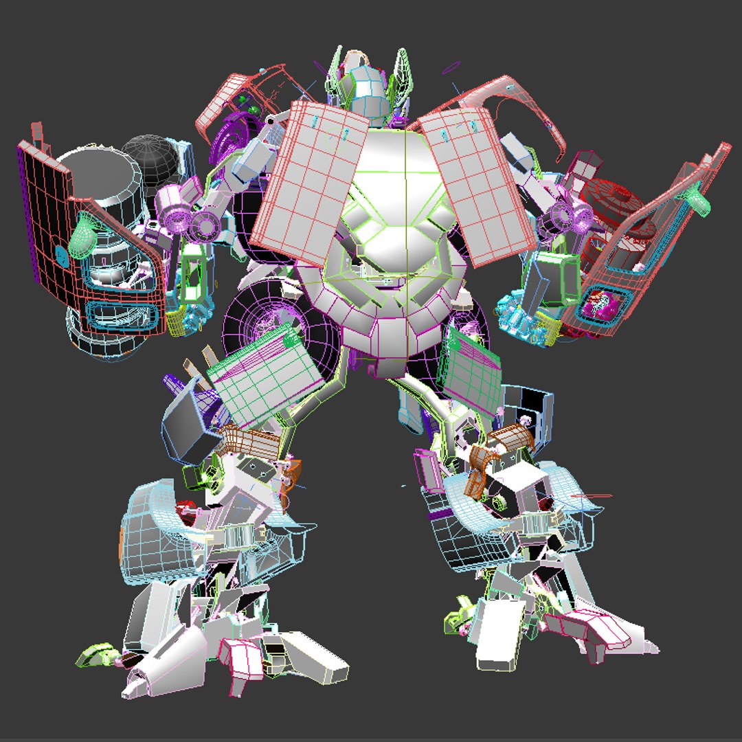 3d transformer animation truck autobot