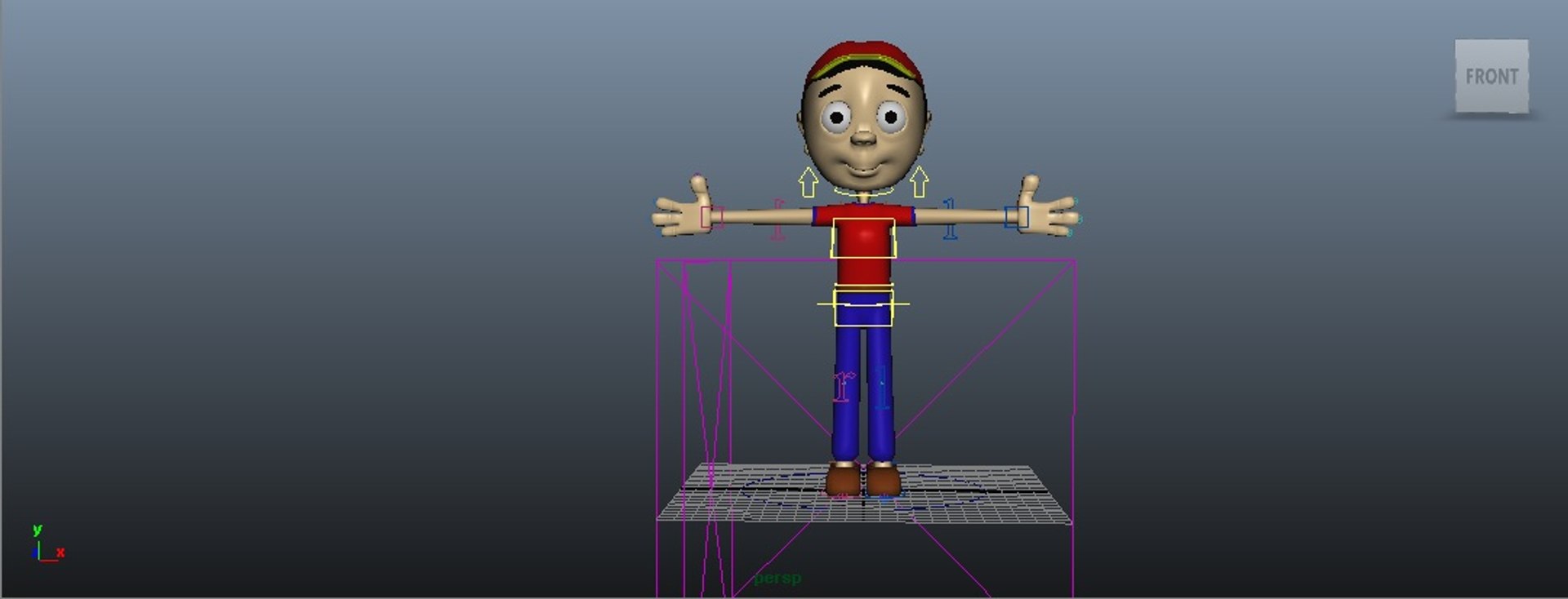 Boy Rig 3D Model - TurboSquid 1405982