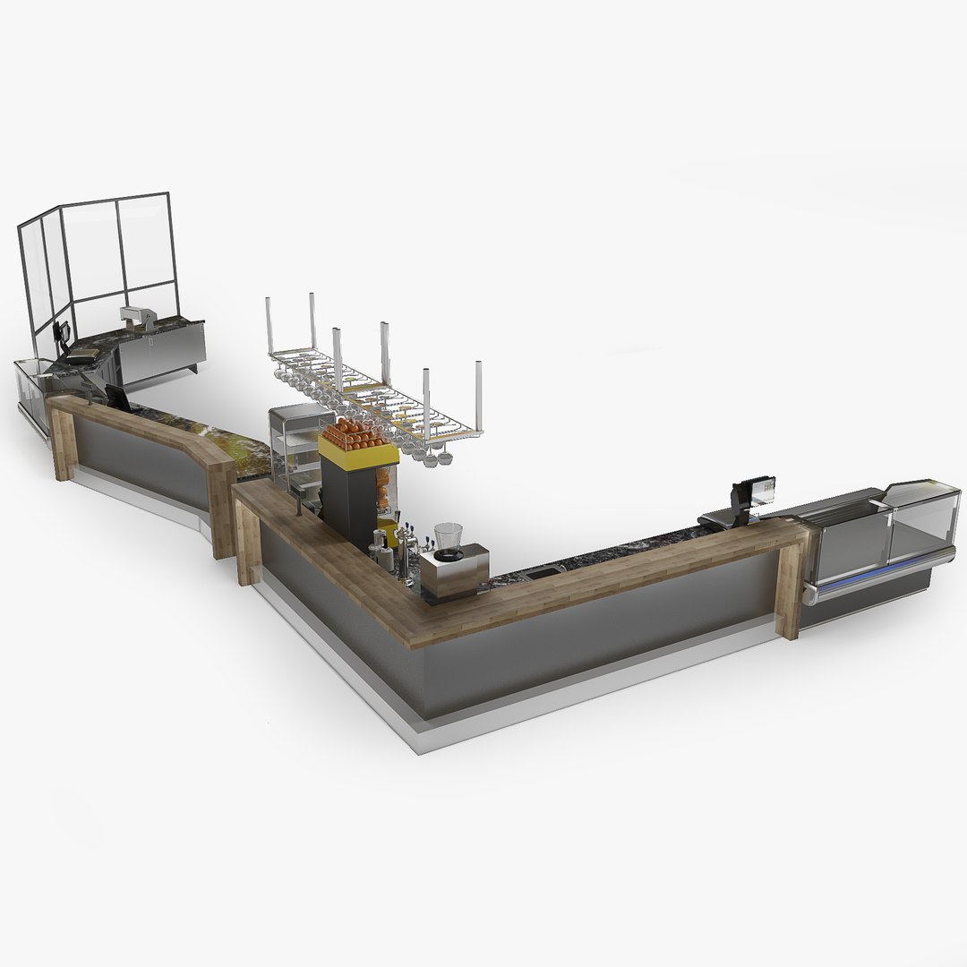 3D Model Bar - TurboSquid 1378802