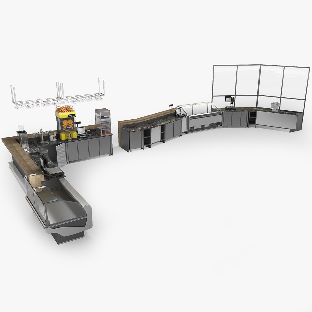 3D Model Bar - TurboSquid 1378802