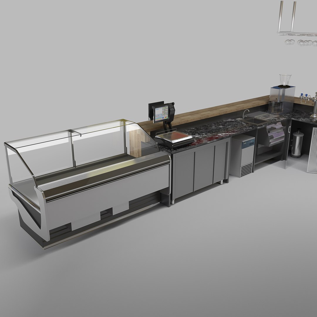 3D Model Bar - TurboSquid 1378802