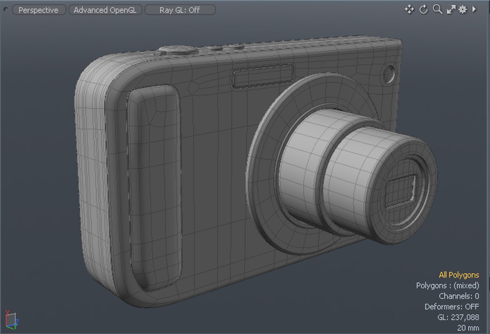 3dsmax Stock Digital Camera