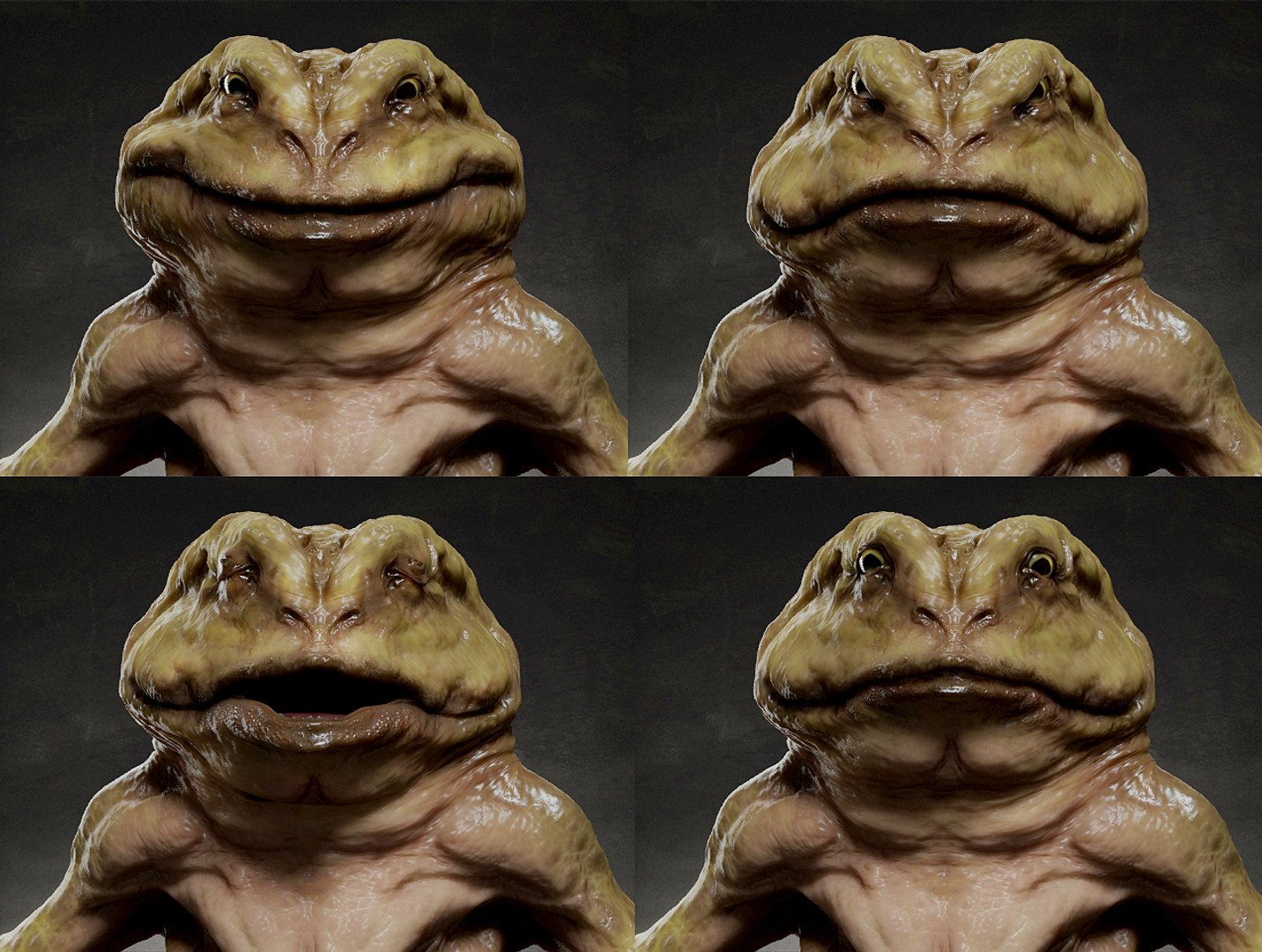 3D Frog Creature - TurboSquid 1984211