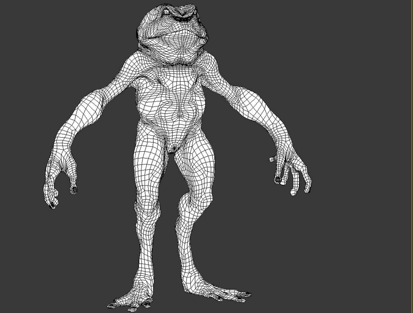 3D Frog Creature - TurboSquid 1984211