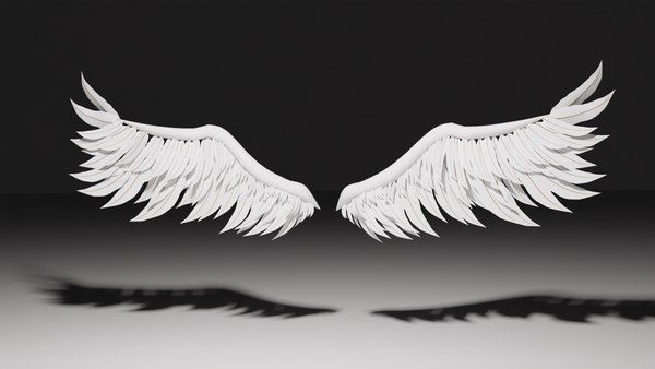 Angel Wings with Animation 3D model - TurboSquid 1954694