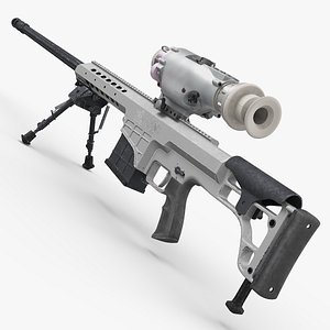 Low Poly Rifle 3D Models For Download | TurboSquid