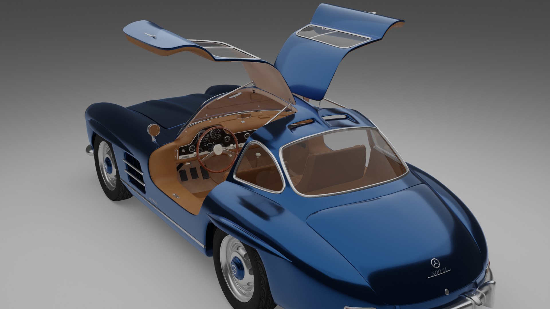 Mercedes Benz 300 SL Model - TurboSquid 1916781