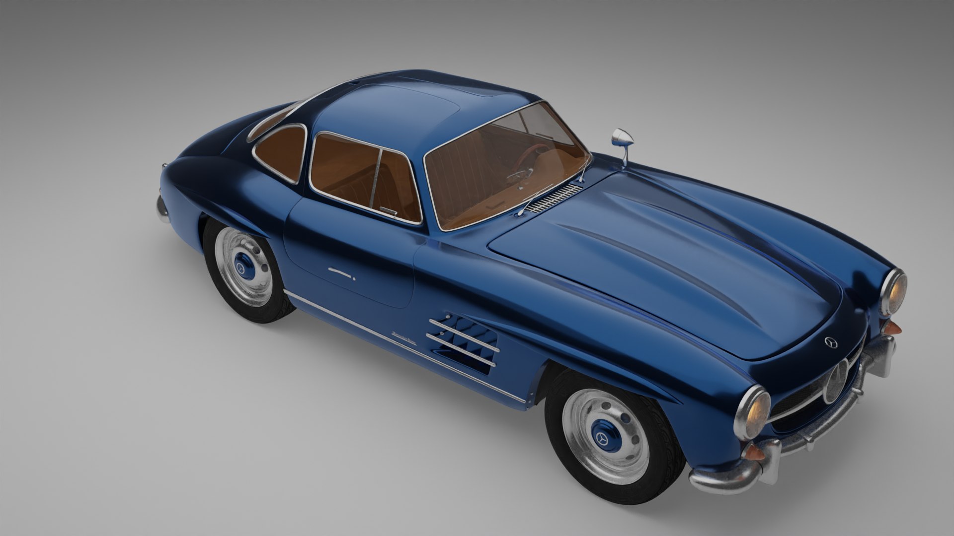 Mercedes Benz 300 SL Model - TurboSquid 1916781