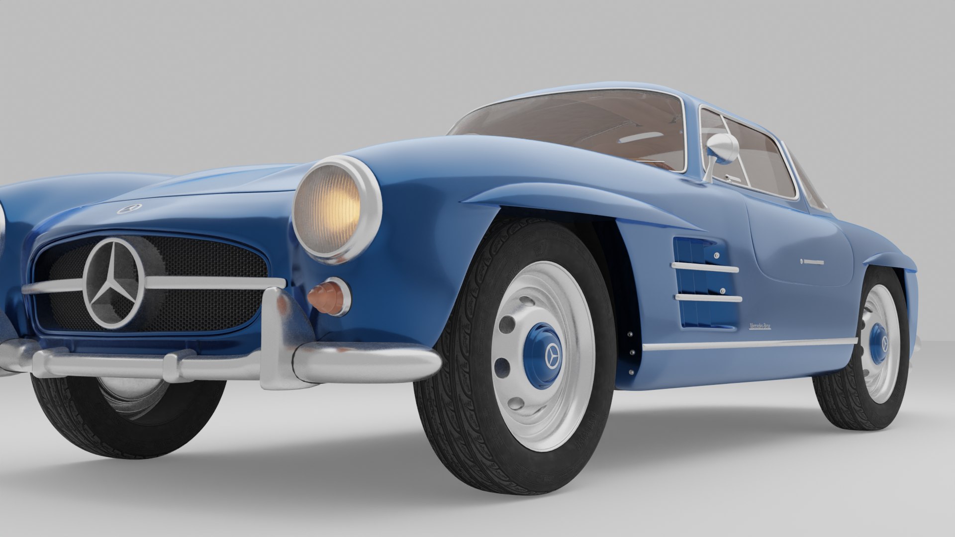 Mercedes Benz 300 SL Model - TurboSquid 1916781