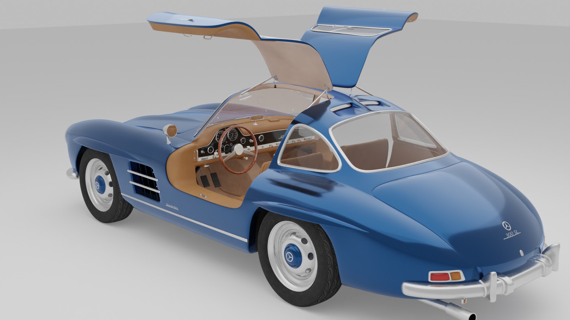 Mercedes Benz 300 SL Model - TurboSquid 1916781