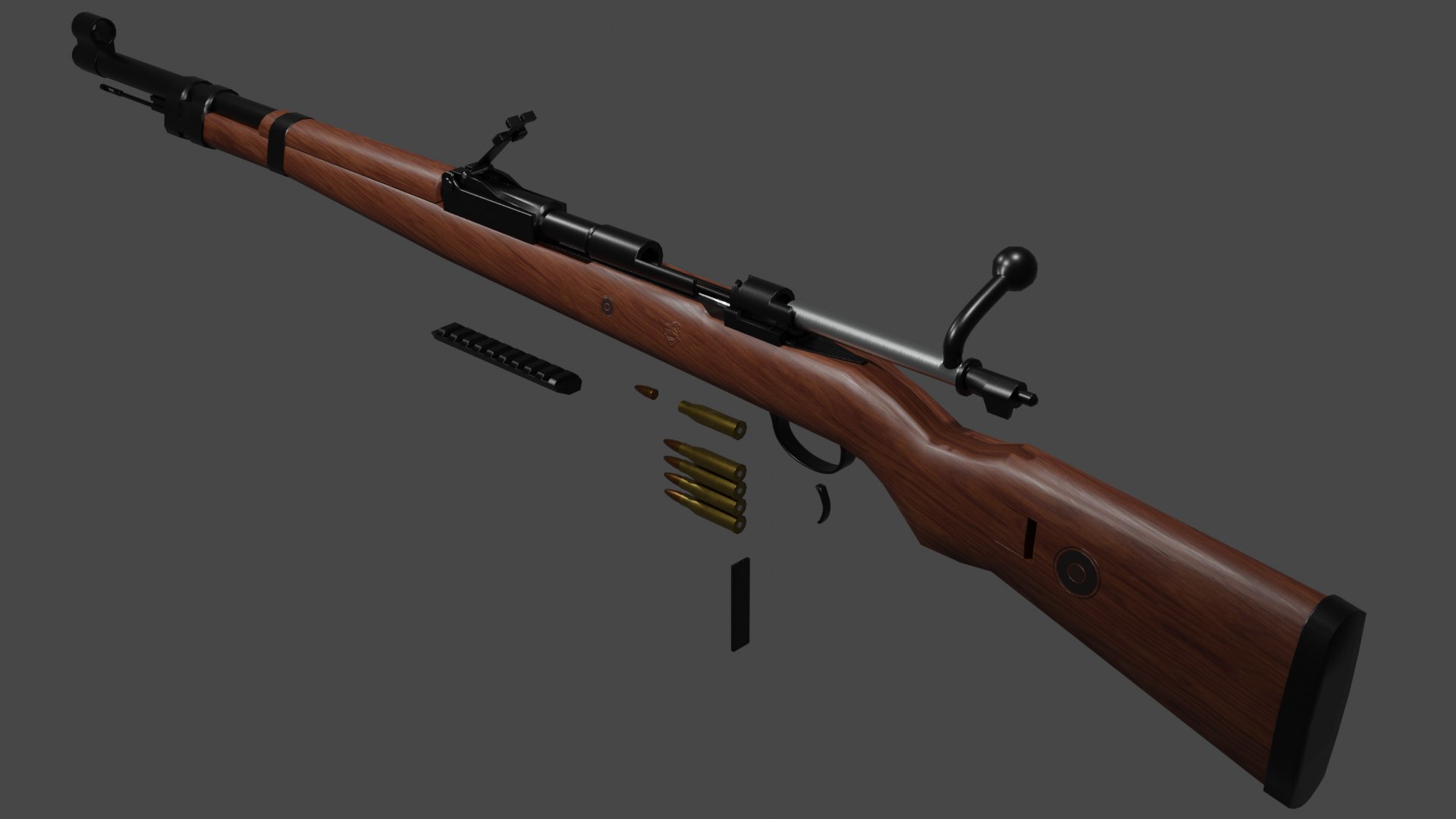 Kar98 3D Model - TurboSquid 1742926