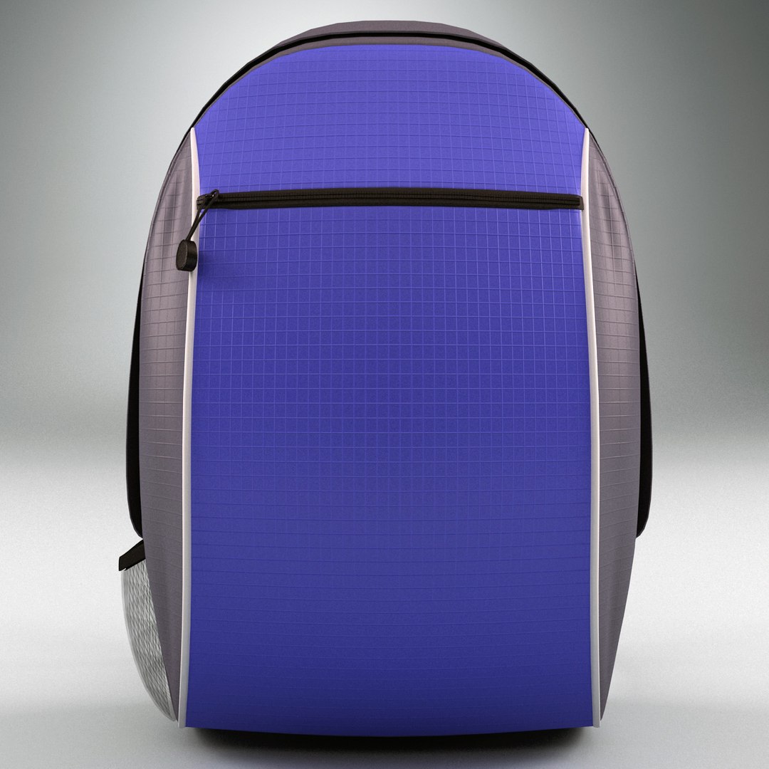 3d model travel backpack