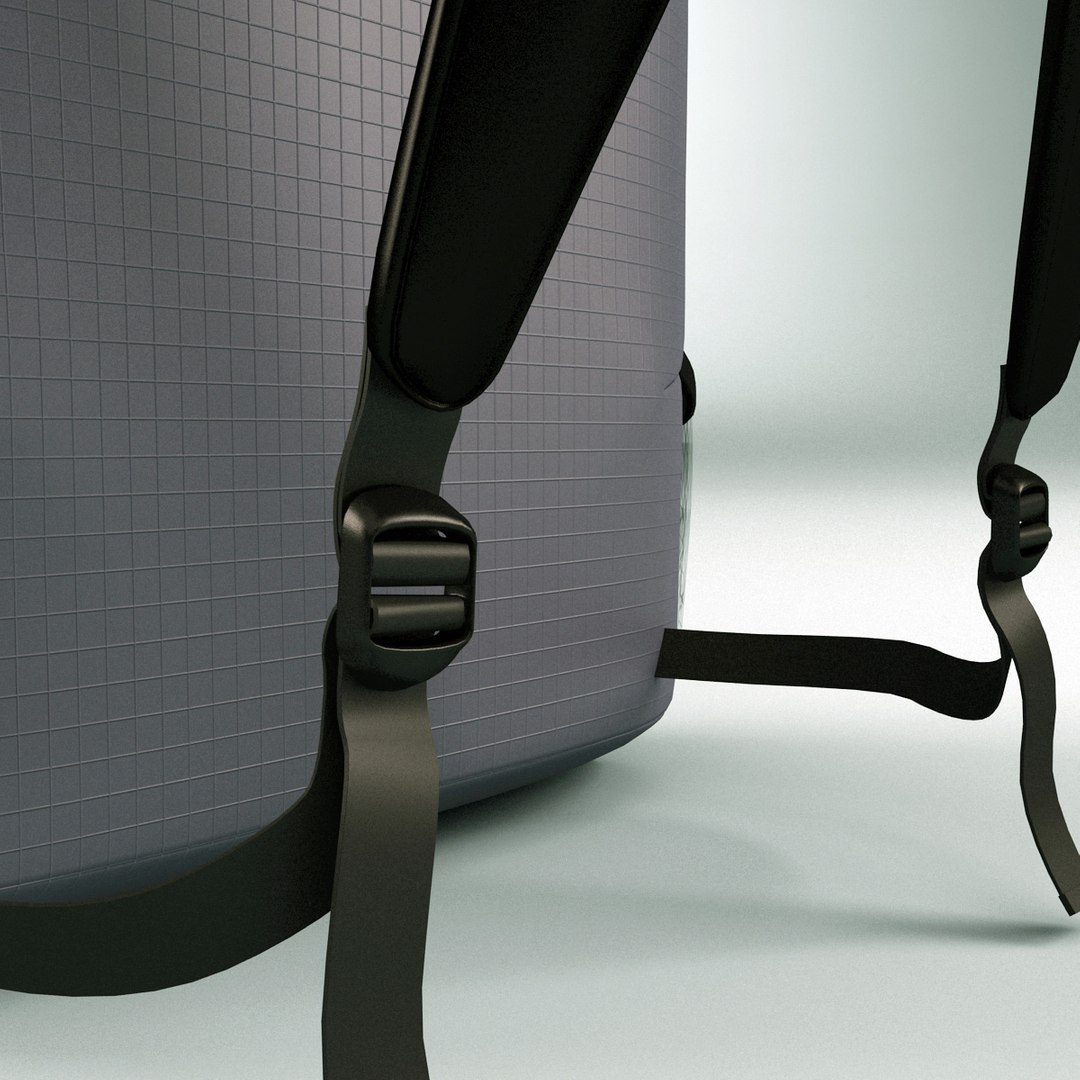 3d model travel backpack