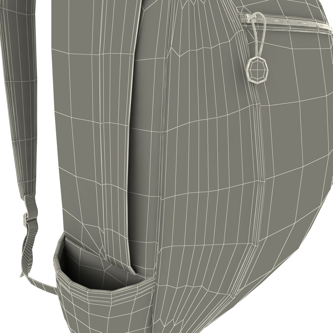 3d model travel backpack