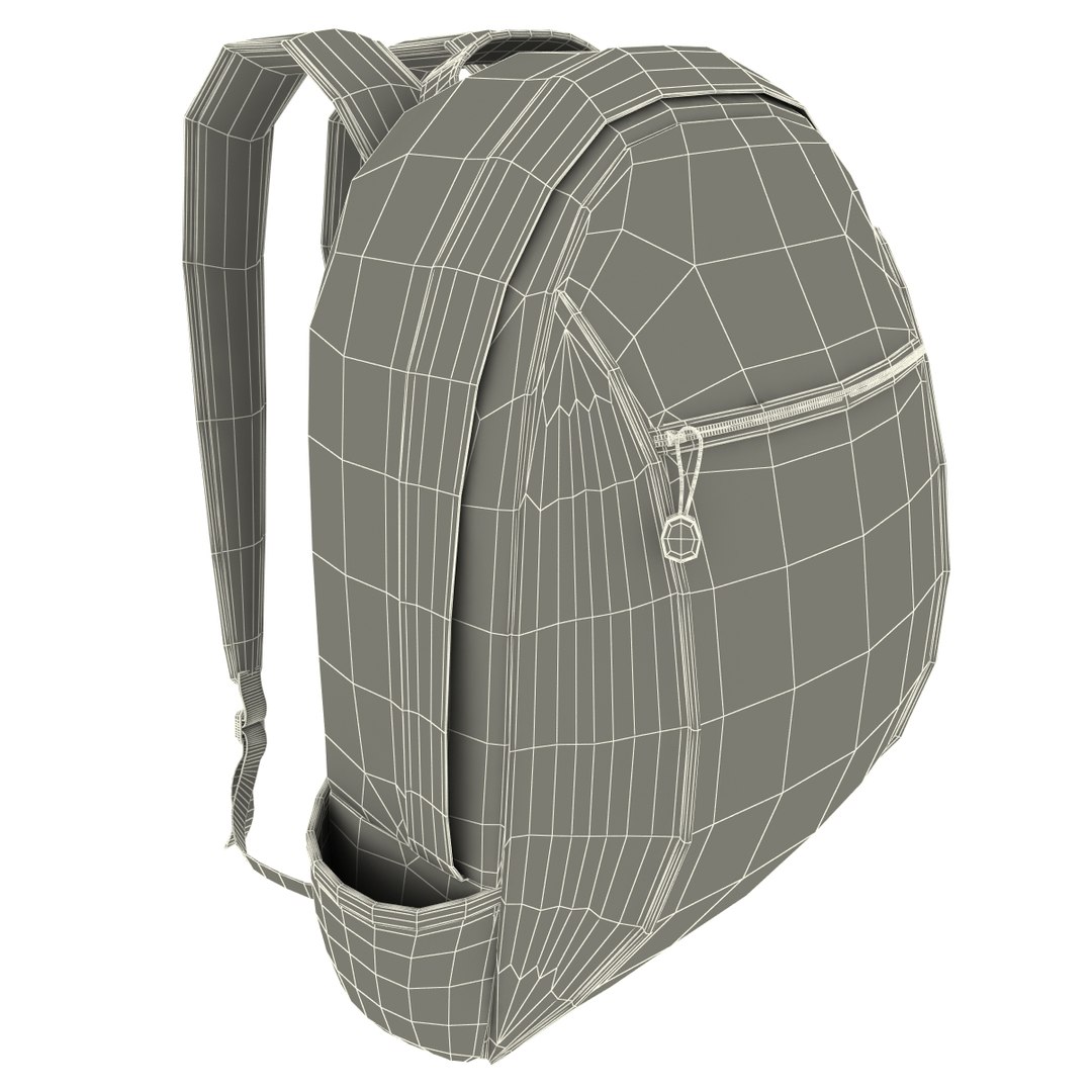 3d model travel backpack