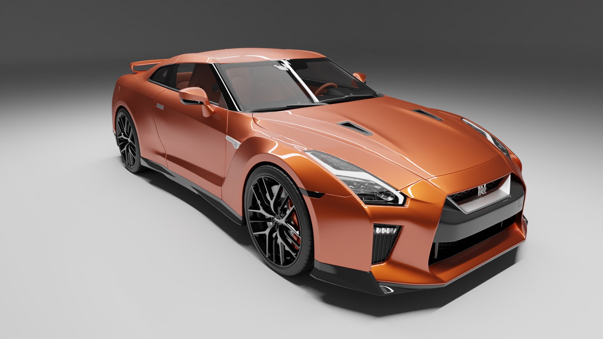 NISSAN GTR 2017 BLAZE METALLIC 3D Model - TurboSquid 2455402