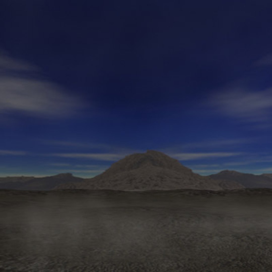 Desert Environment 3d Model