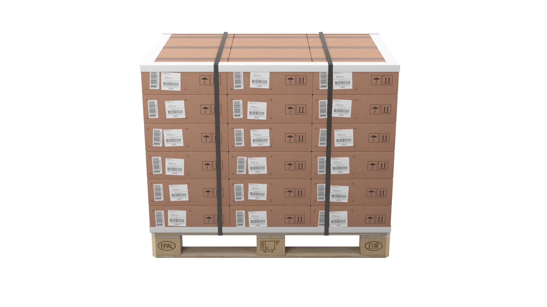 Pallet With Boxes 3D - TurboSquid 1991145