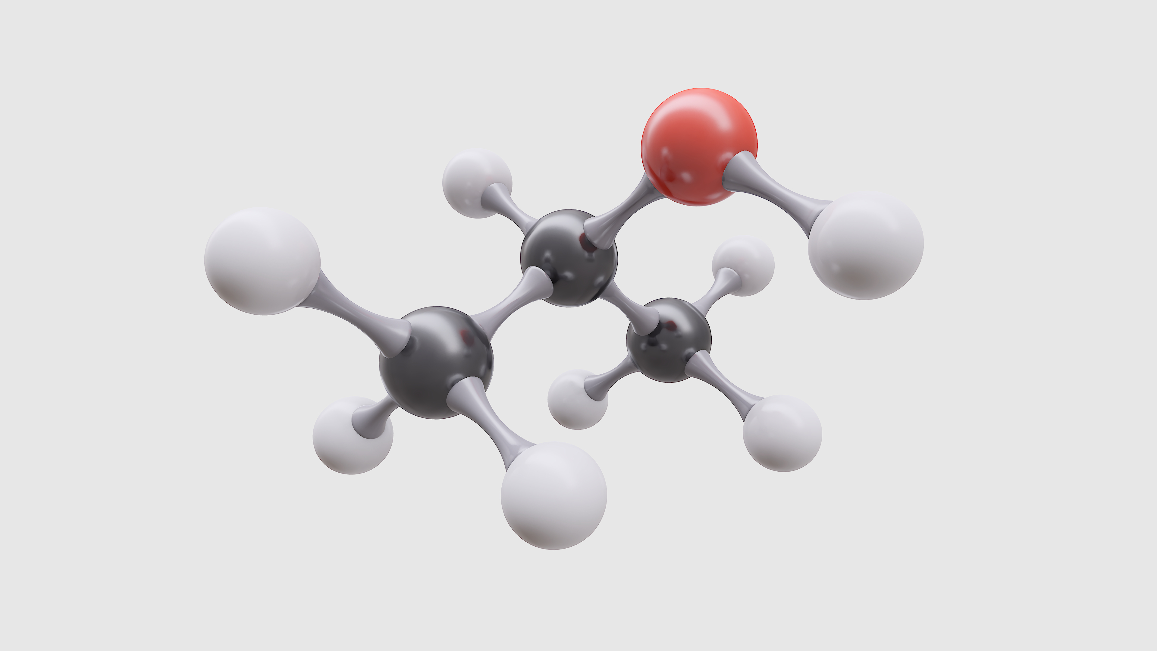modelo 3d Molécula de alcohol isopropílico con PBR 4K 8K - TurboSquid ...