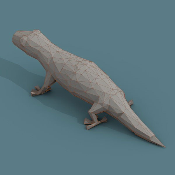 3D Low Poly Art Animals Isometric Icon Pack 08 - TurboSquid 1760149