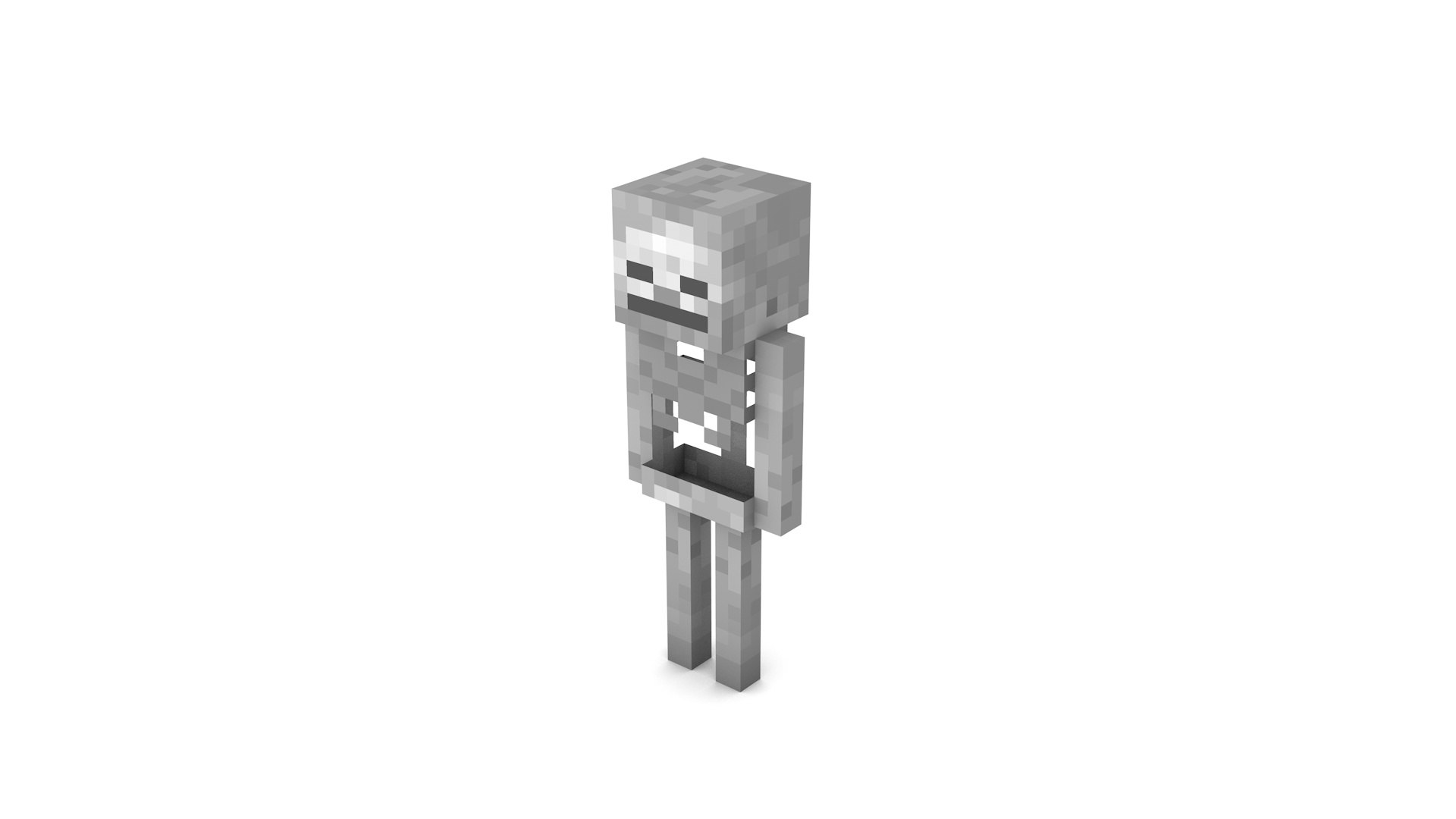 Skeleton Minecraft 3D Model - TurboSquid 2364708
