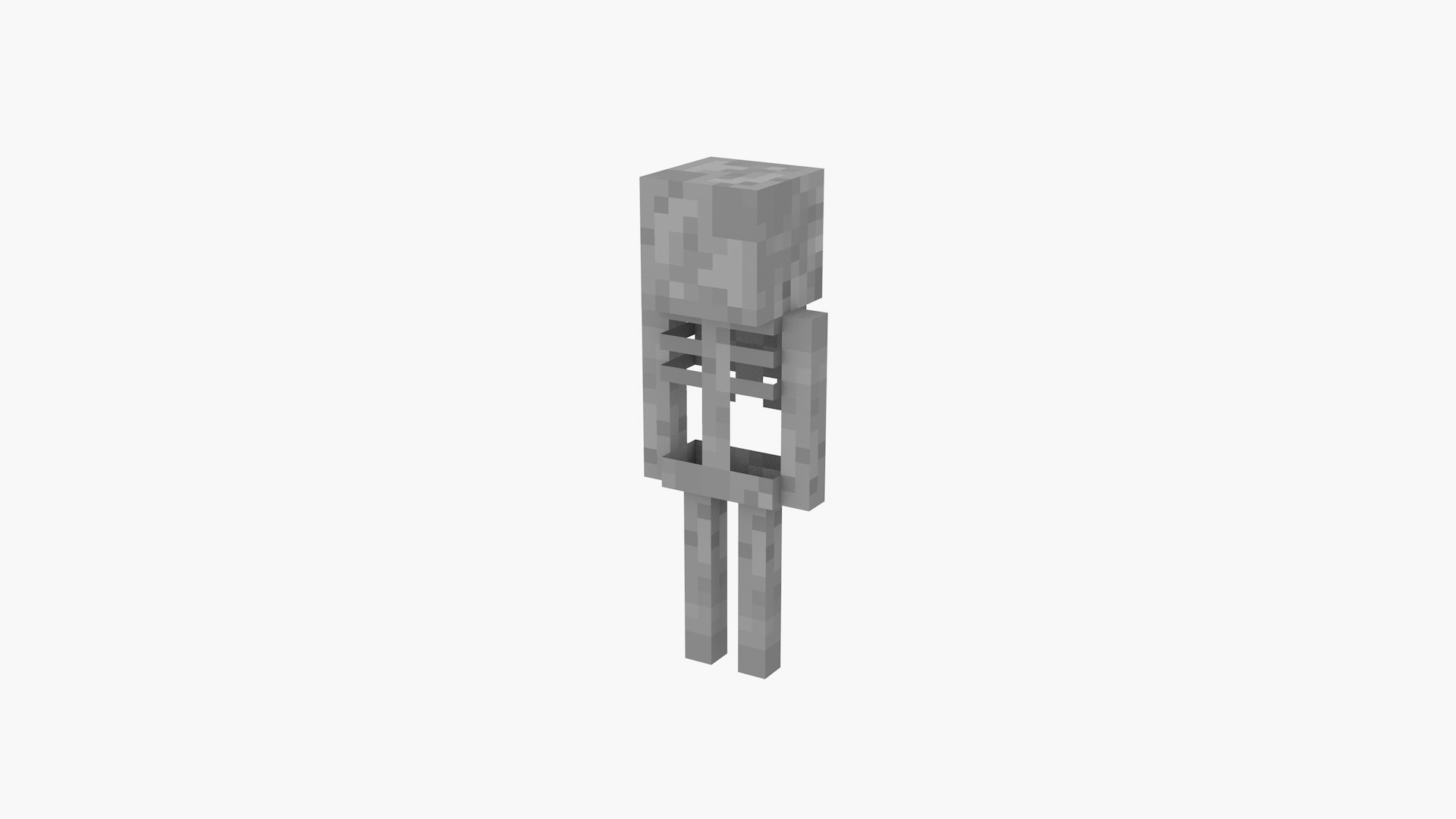 Skeleton Minecraft 3D Model - TurboSquid 2364708