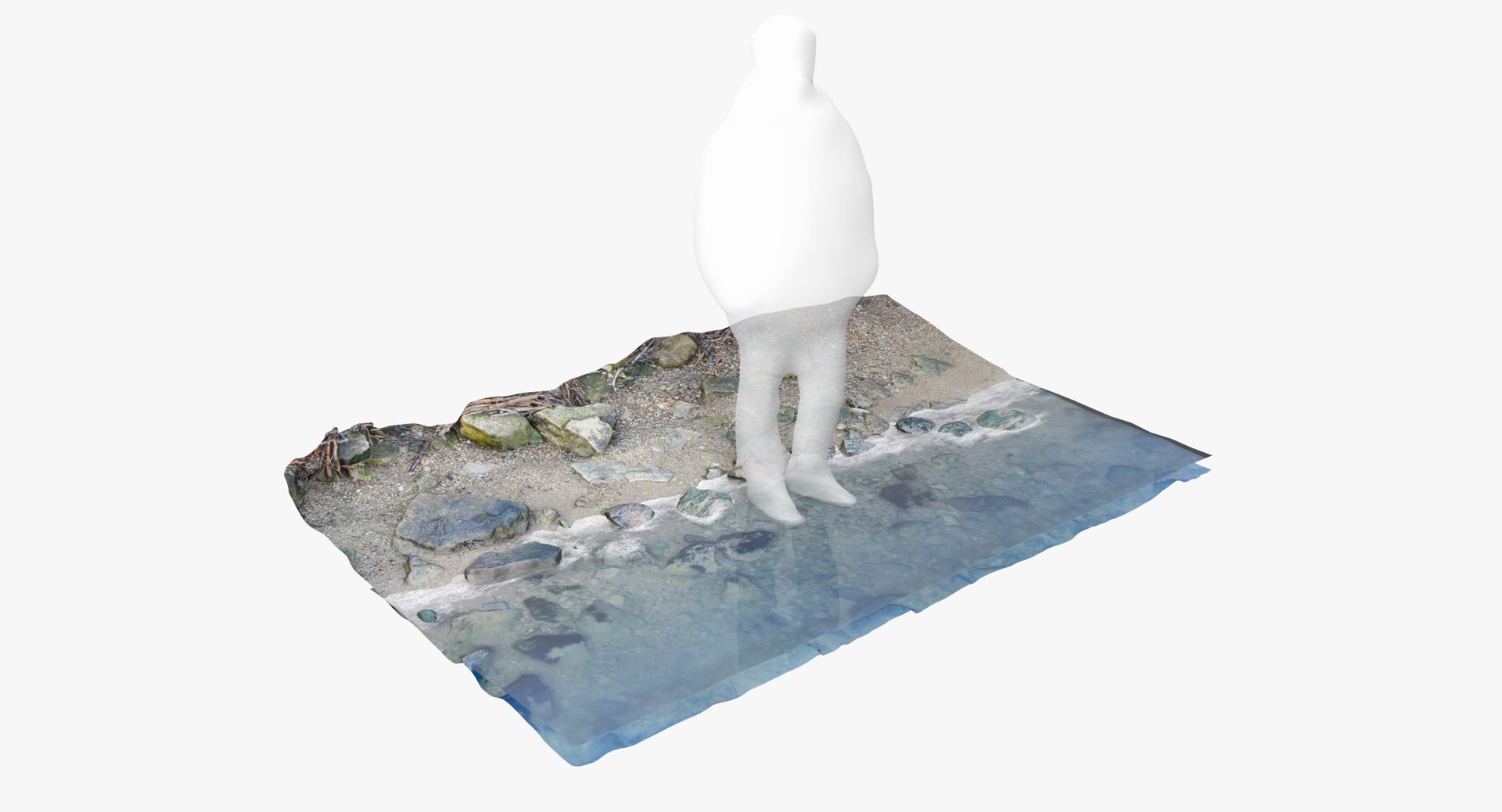 3D Model Piese Stone Shore - TurboSquid 1270227