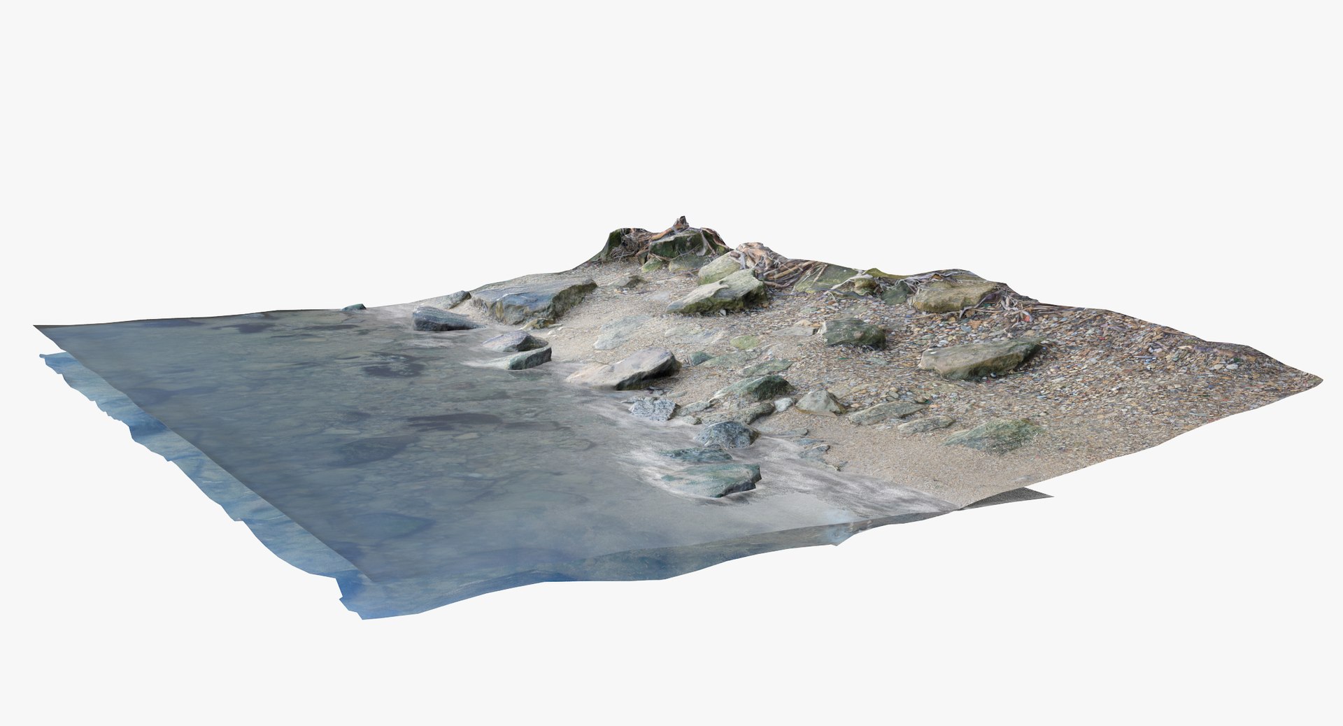 3D Model Piese Stone Shore - TurboSquid 1270227