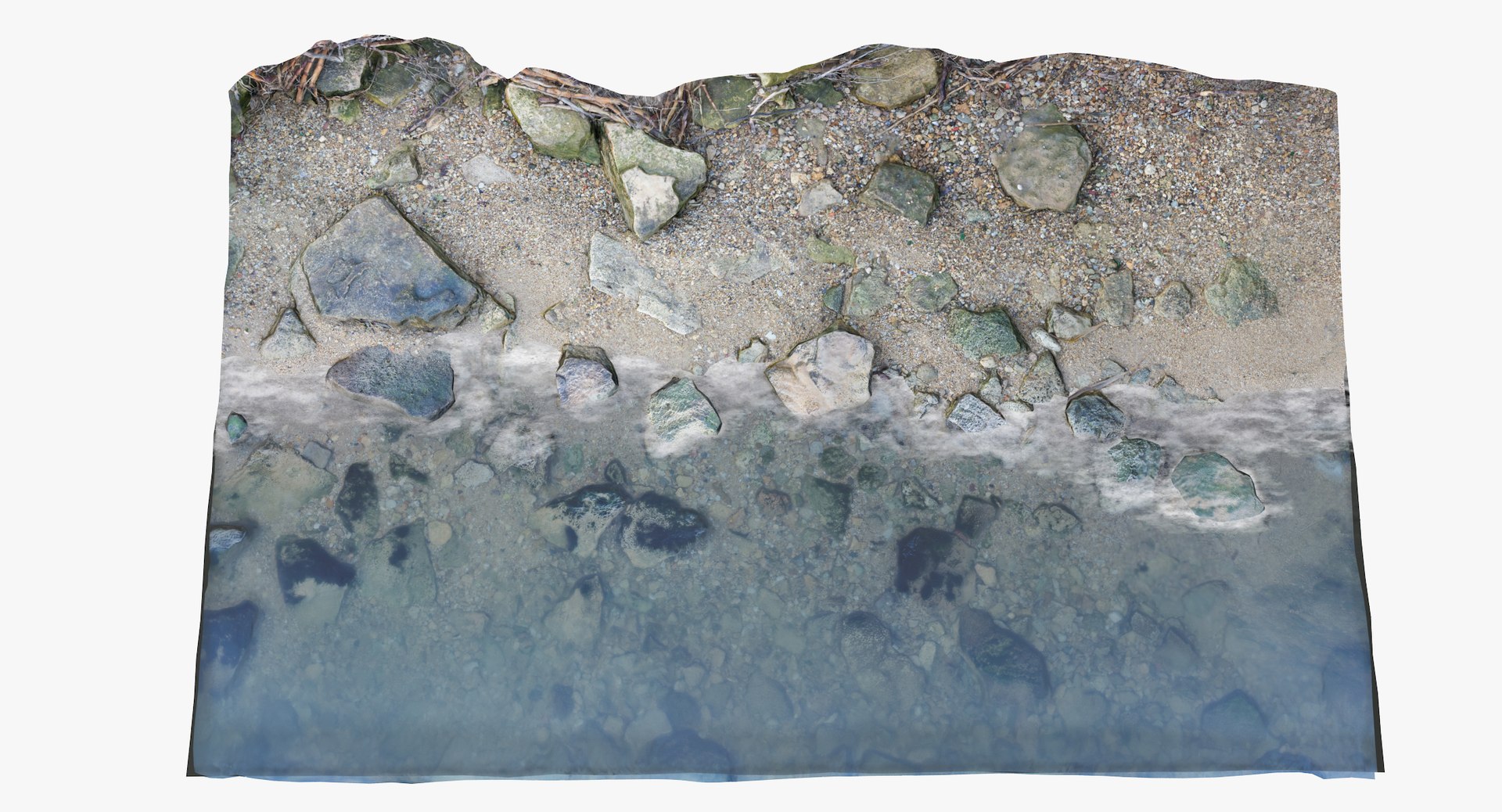 3D Model Piese Stone Shore - TurboSquid 1270227