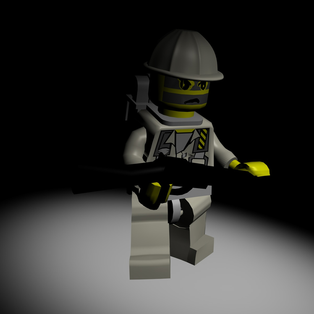 Lego Soldier 3d Model