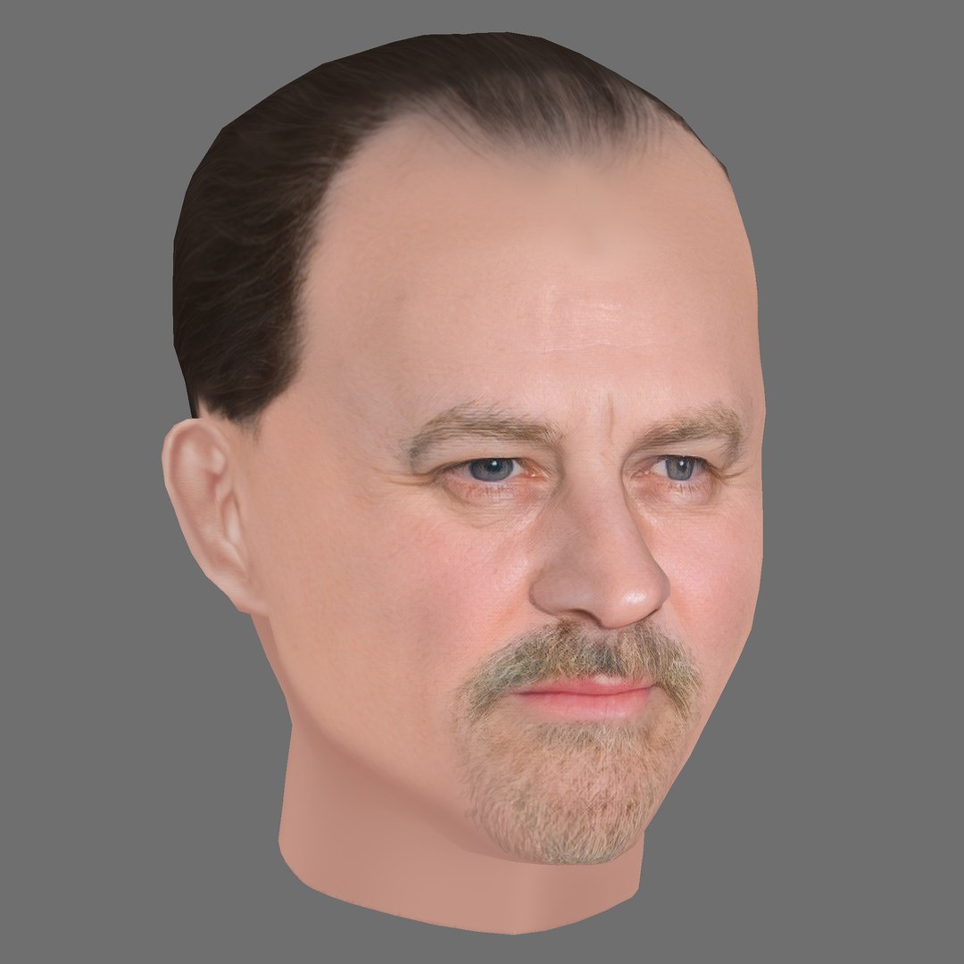 Tim McInnerny Head - Low Poly Head For Game Model - TurboSquid 2300106