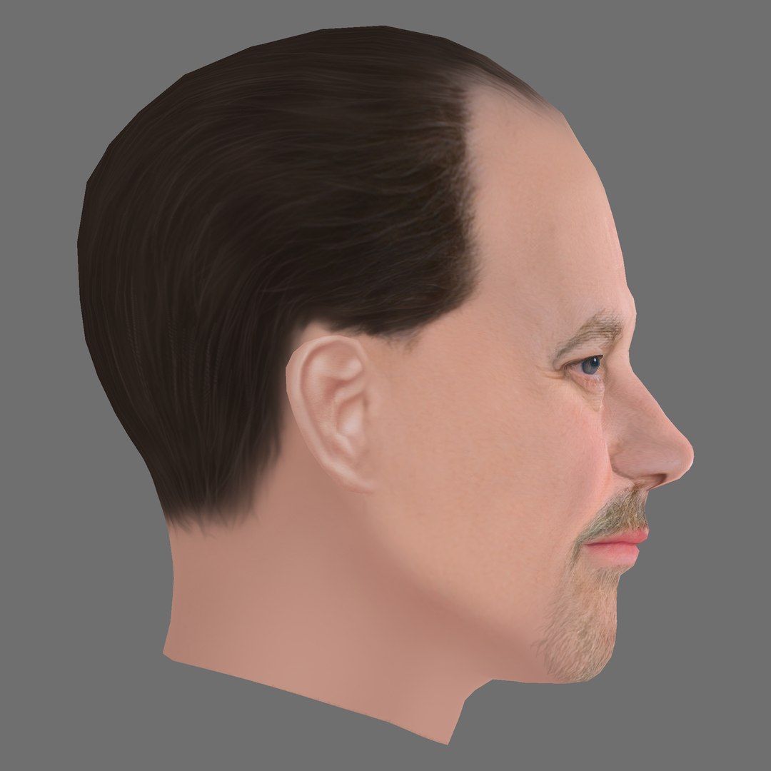 Tim McInnerny Head - Low Poly Head For Game Model - TurboSquid 2300106