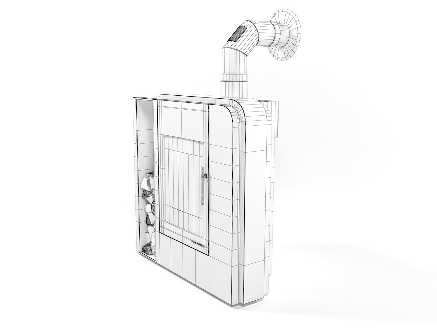 3D Aruba Wood Stove Model - TurboSquid 1768266