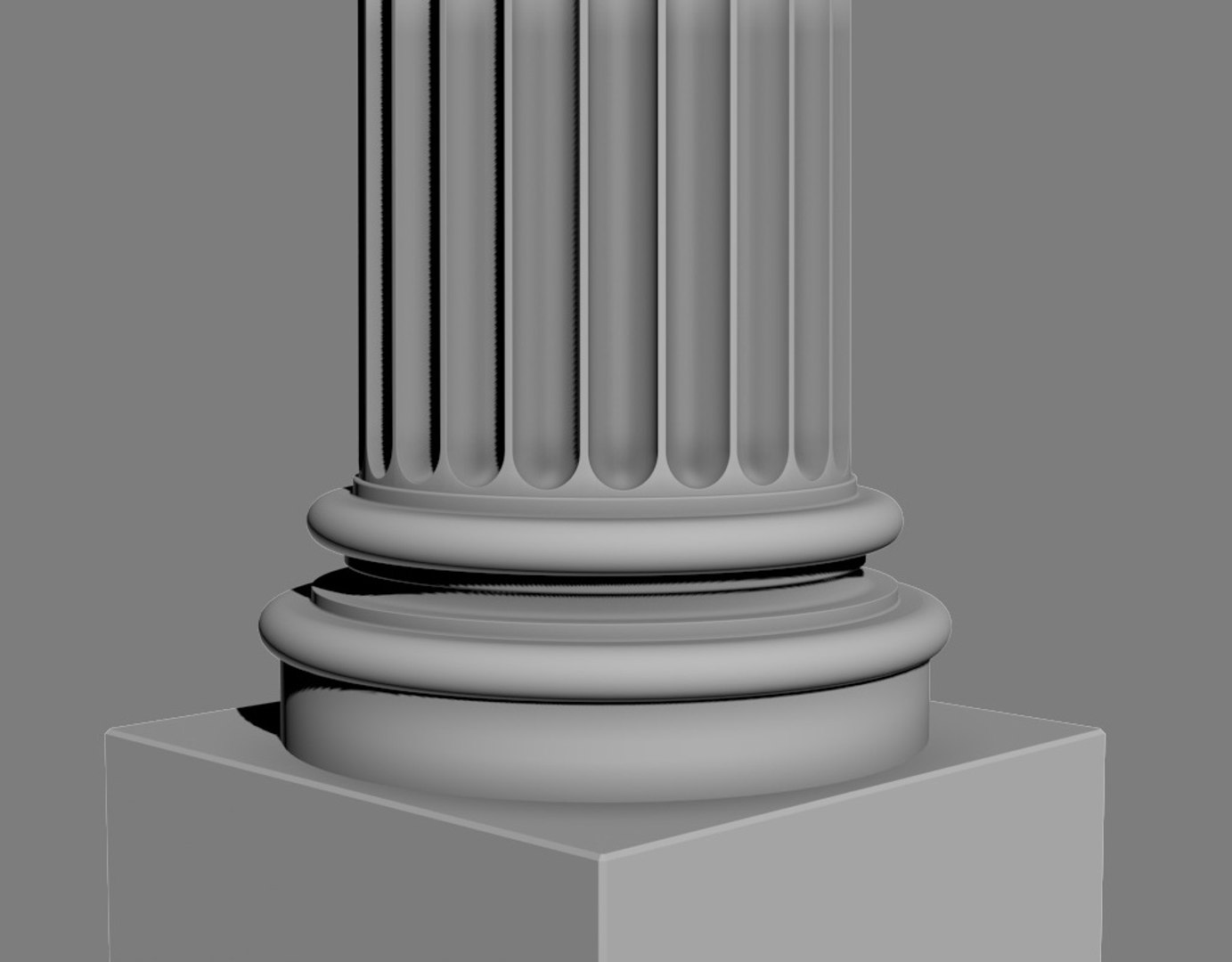 Ionic Column Circular Max