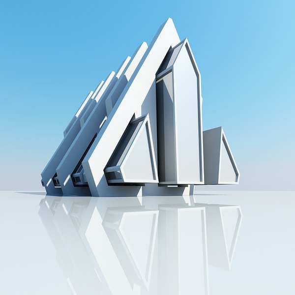 3d model architectural structure