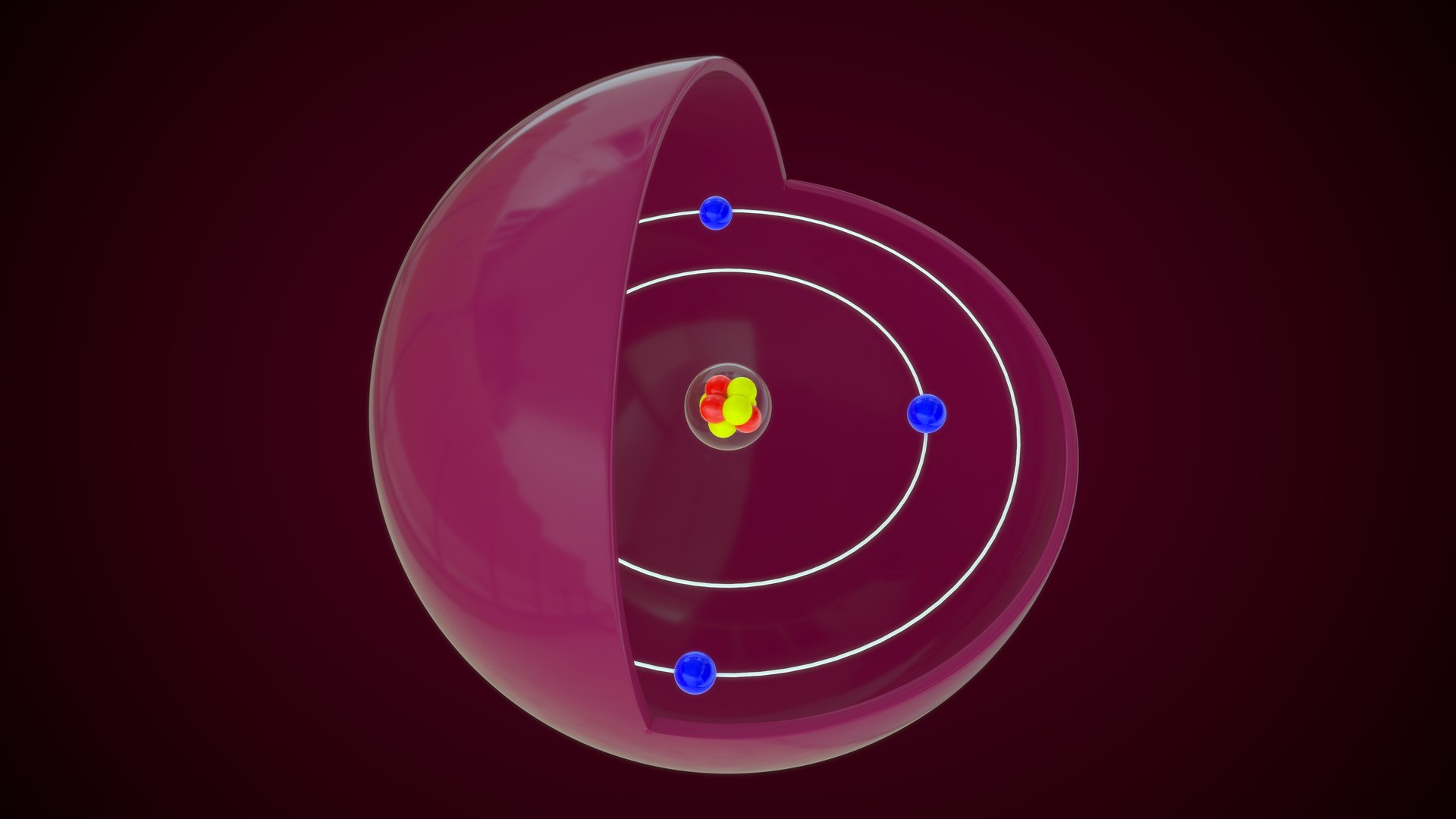 Beryllium Atom 3D Model - TurboSquid 2130954