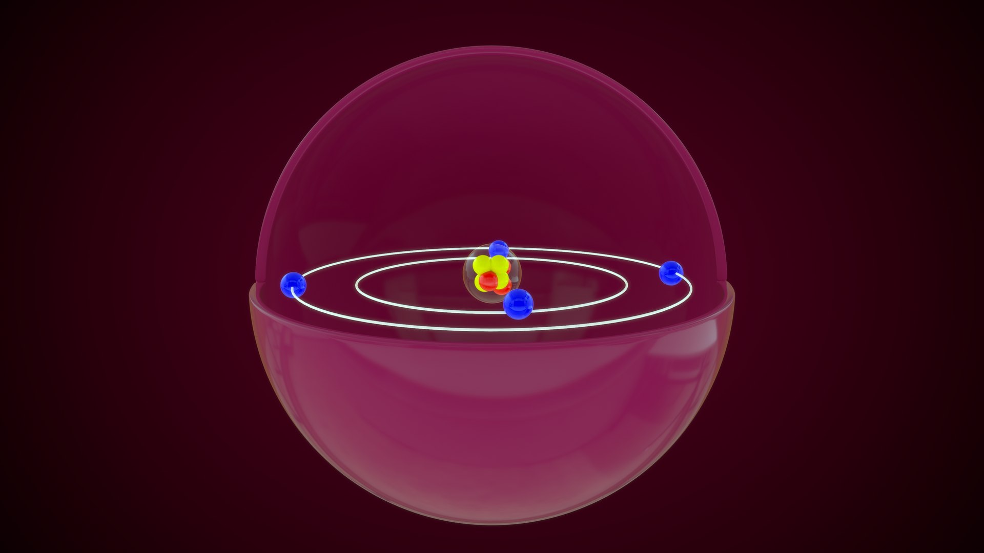 Beryllium Atom 3D Model - TurboSquid 2130954