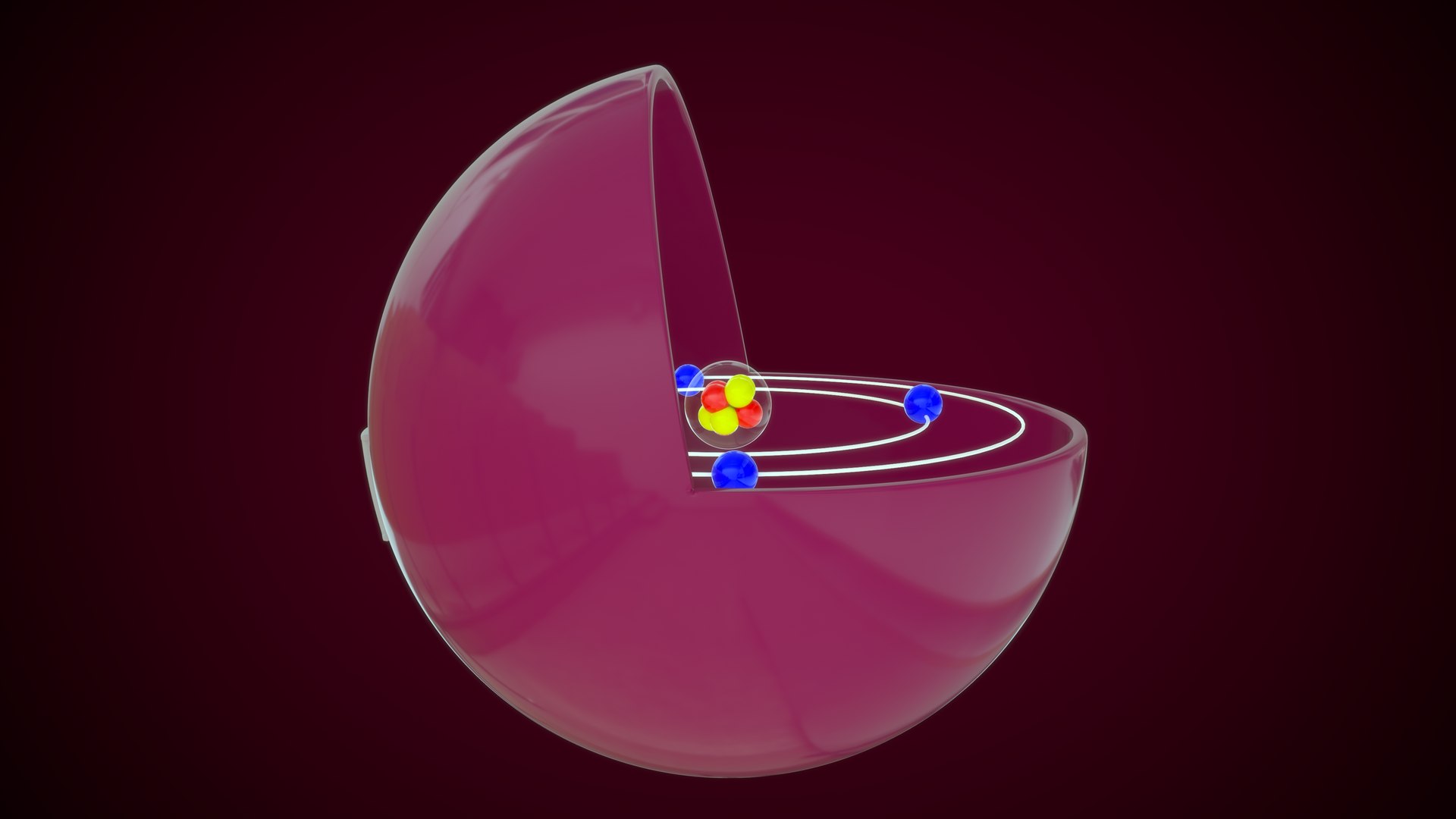 Beryllium Atom 3D Model - TurboSquid 2130954