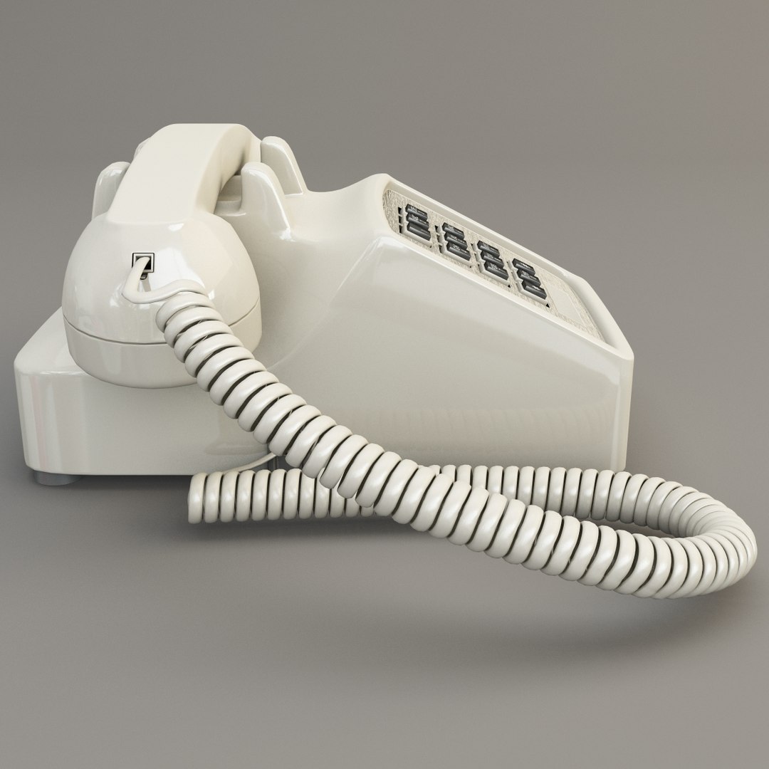 Max Traditional Retro Corded Phone