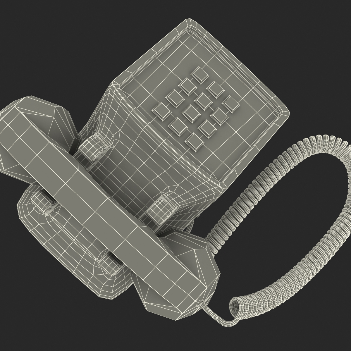 max traditional retro corded phone