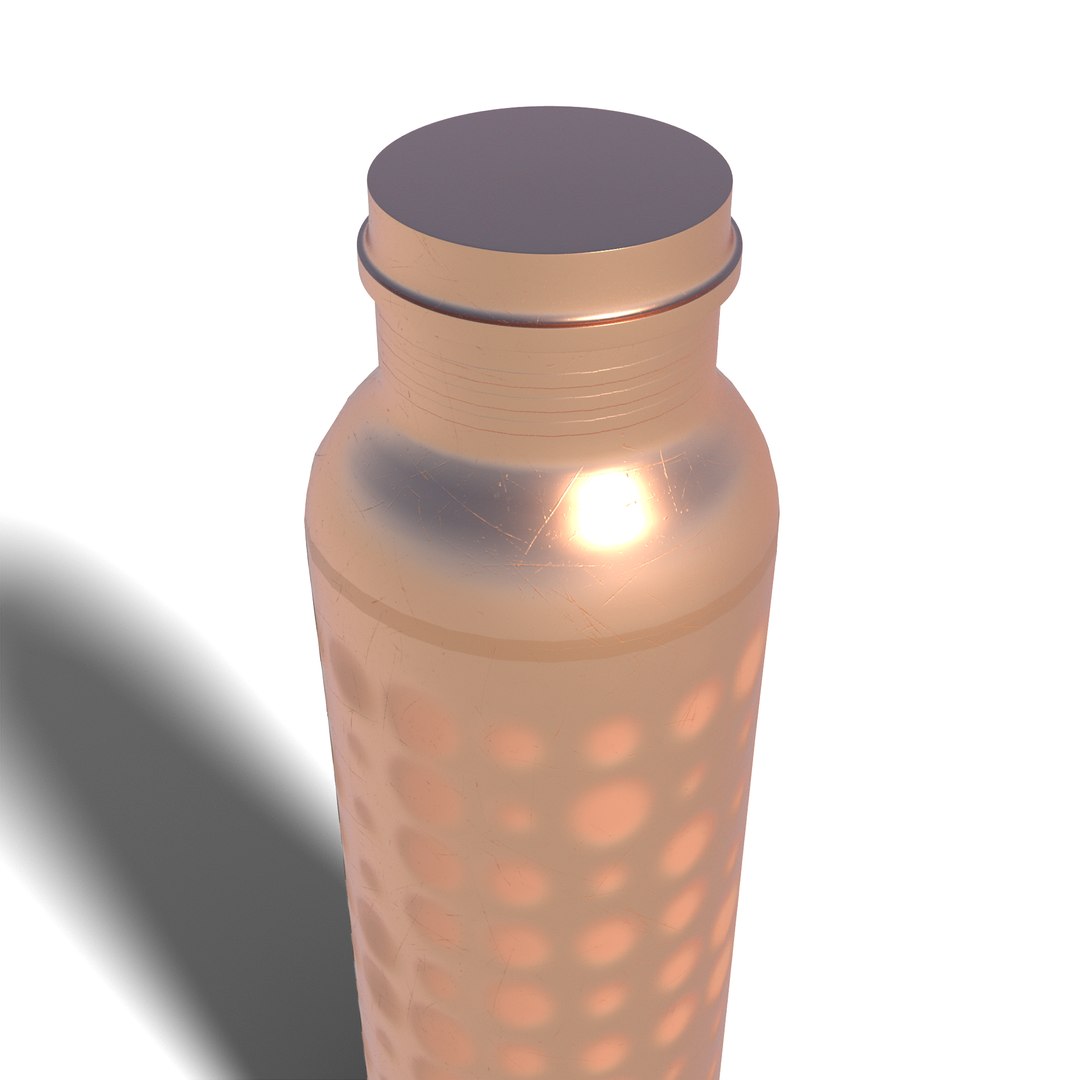 Copper Bottle Pattern 3D Model - TurboSquid 2089332