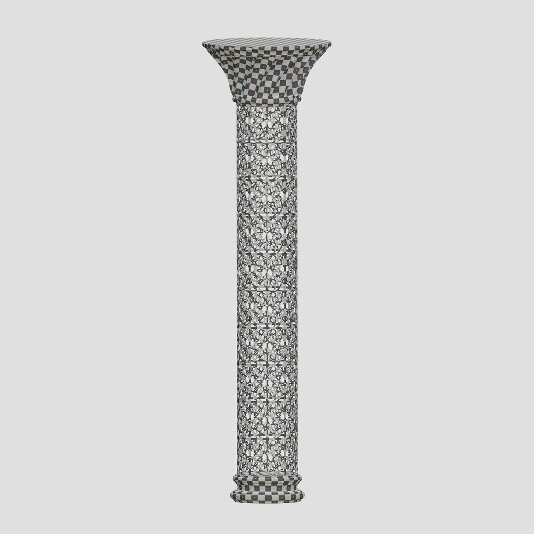 3D Model Column Metal Rust - TurboSquid 1466070